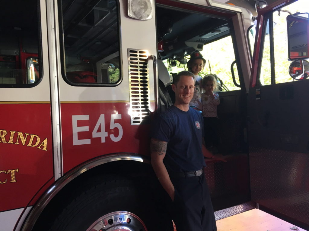 Thanking Local Firefighters for Being Heroes - Mindful Littles