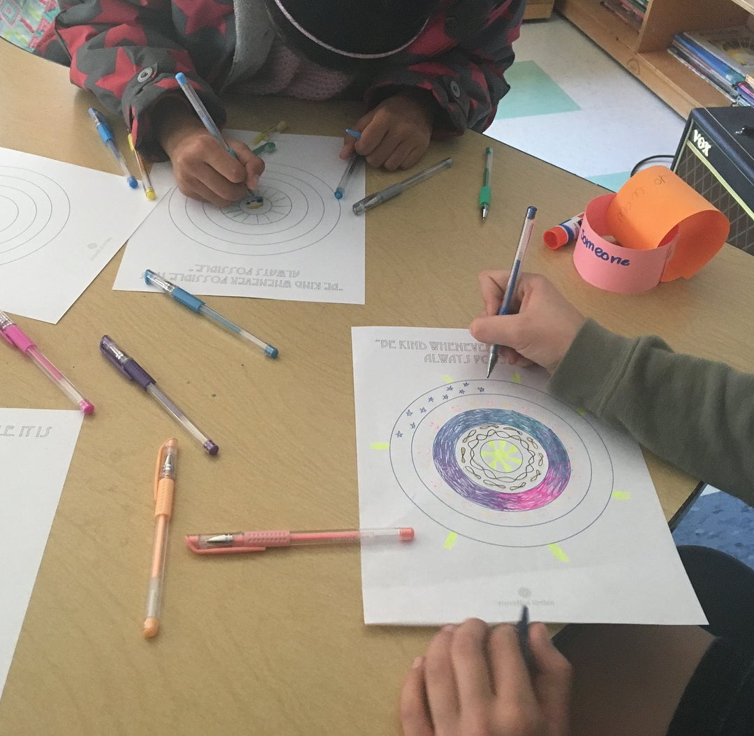 Meditation Meets Art With Loving-Kindness Mandalas - Mindful Littles